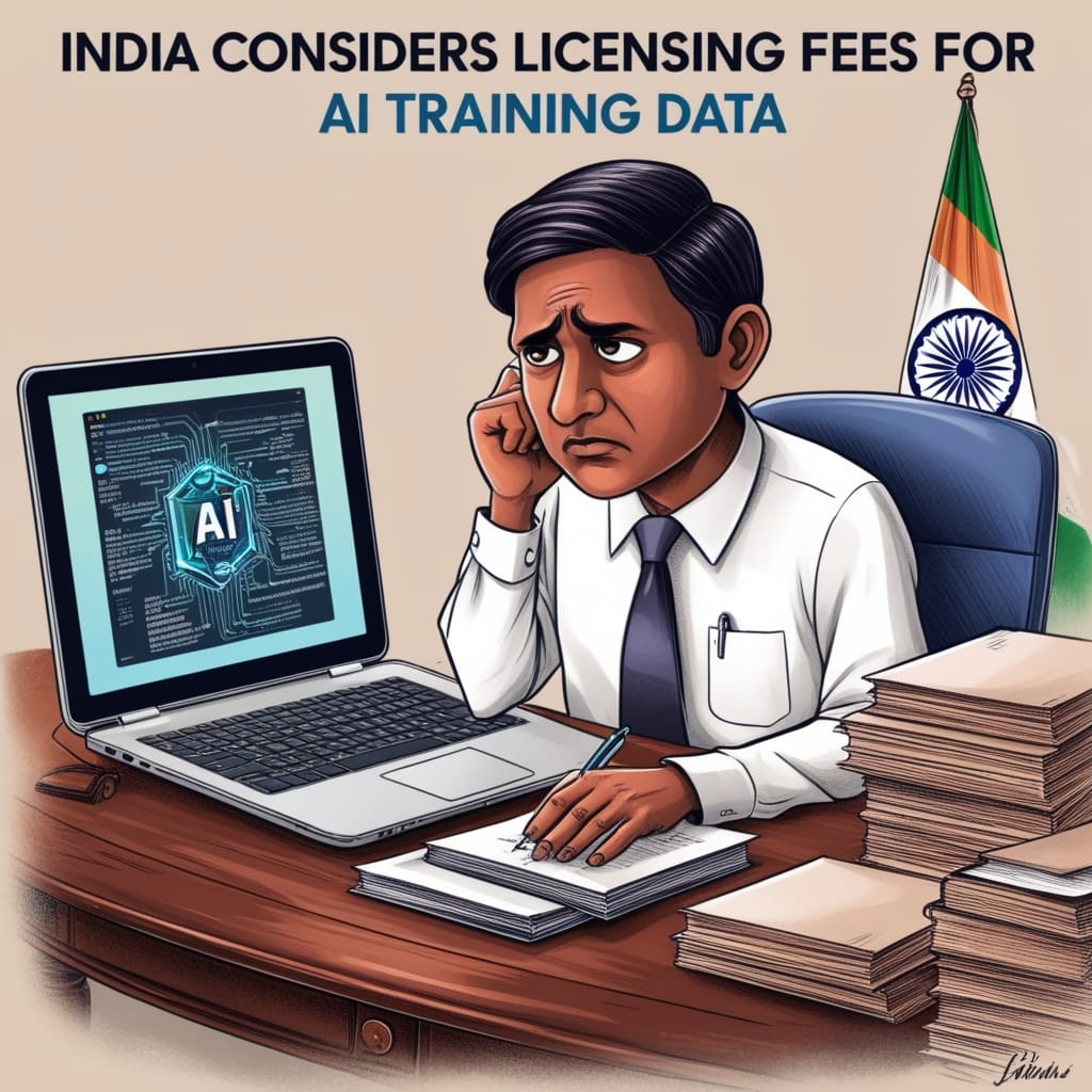 India Considers Licensing Fees for AI Training Data
